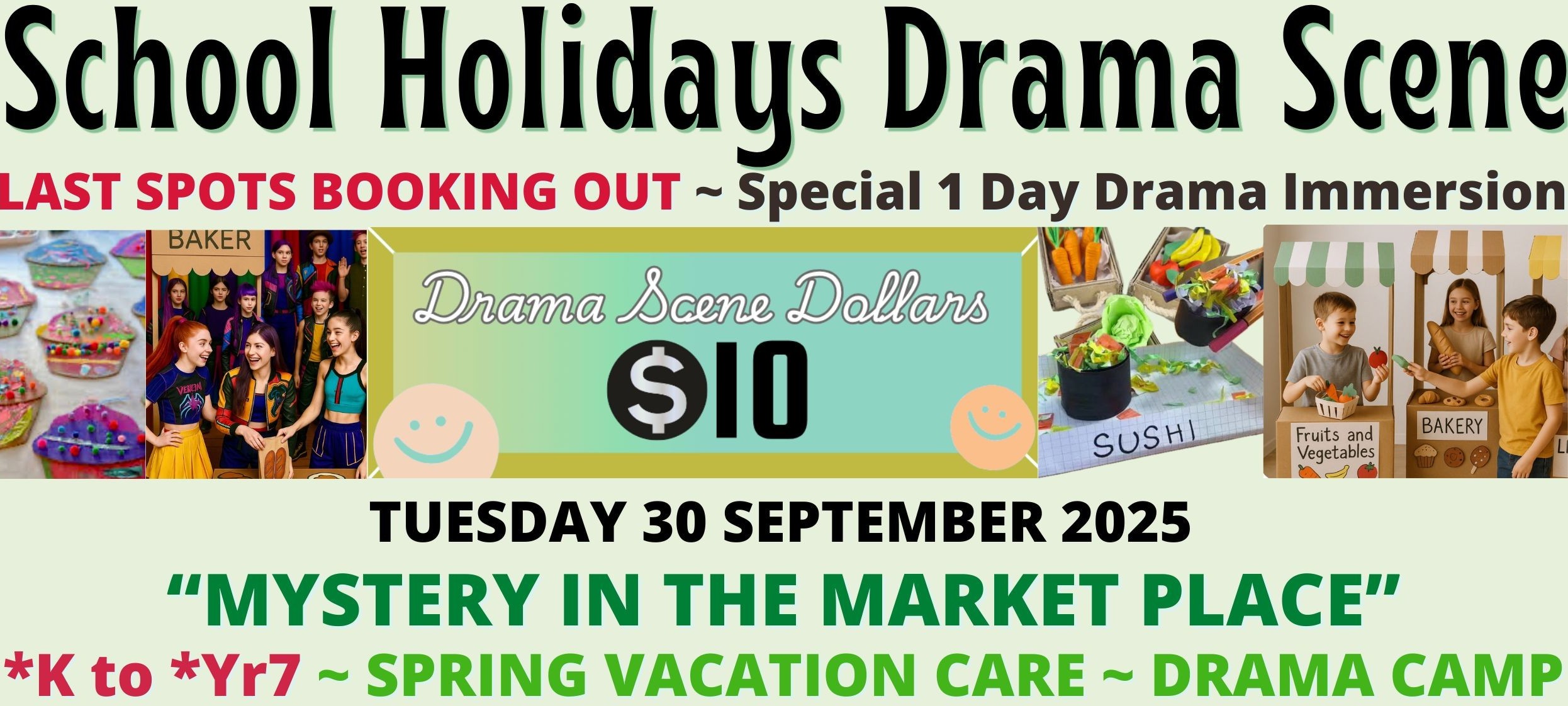Drama Scene | Enrolment for School Holiday Drama Camp - Vacation Care